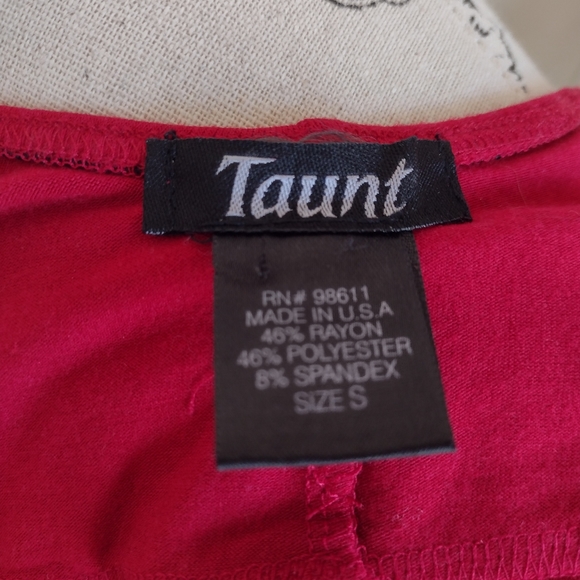 Taunt | Tops | Sexy Red Top | Poshmark